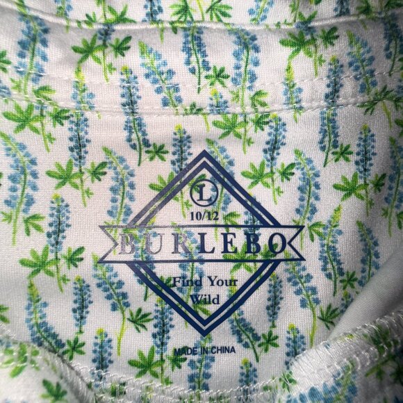 BURLEBO | Shirts & Tops | Burlebo Boys Bluebonnet Golf Polo Shirt L 12 ...